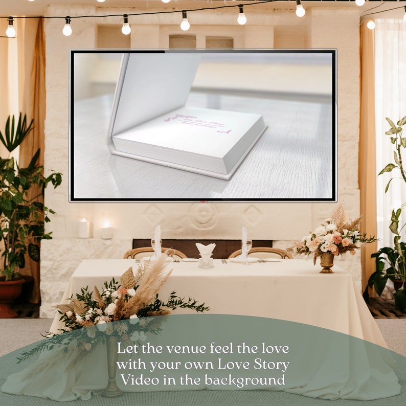 Custom Animated Wedding Slideshow Video: Photo Montage Gift - Etsy