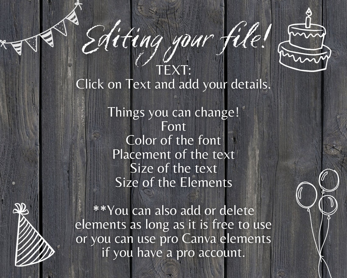 Editable Enchanted Forest Favor Tag Template Custom Gift Tag Instant ...