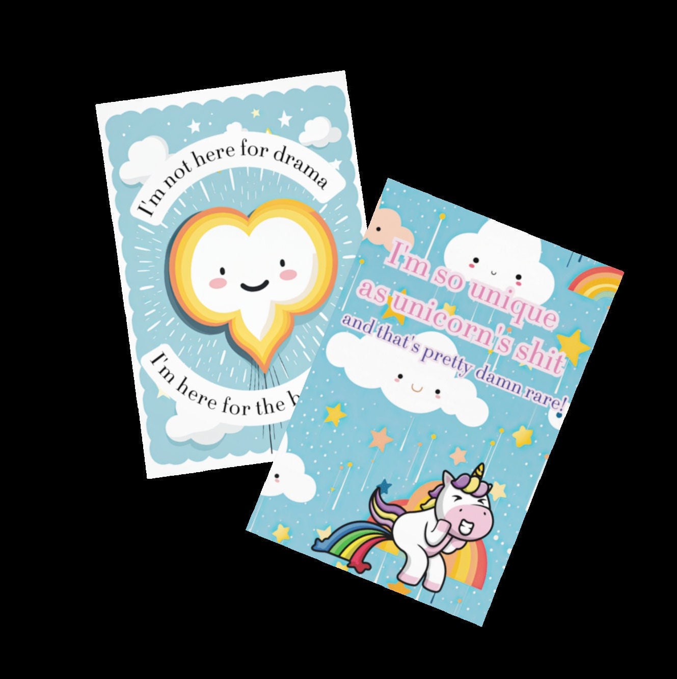 Printable Sweary Affirmation Cards, Digital Affirmation Cards, Positive ...