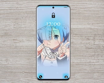 Anime Waifu Re: Zero Animated Lockscreen Wallpaper Digital Download ...