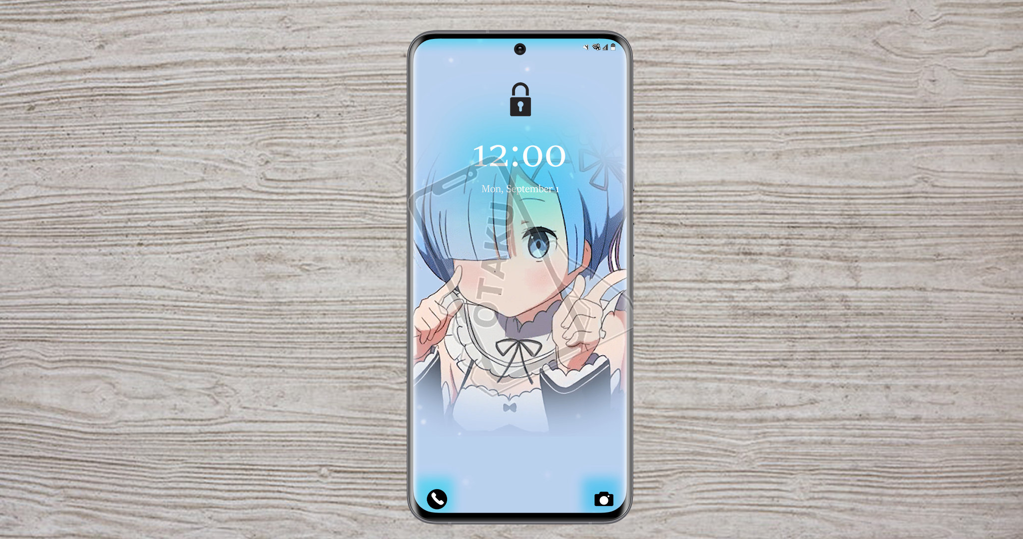 Anime Waifu Re: Zero Animated Lockscreen Wallpaper Digital Download ...