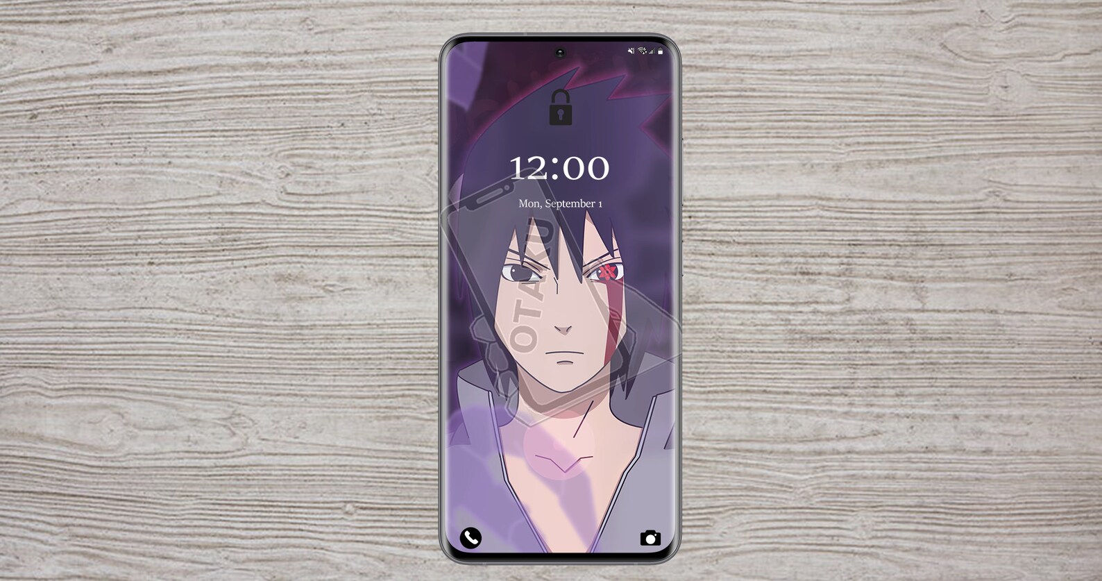 Animated Sasuke-naruto Lockscreen Wallpaper Digital Download 1440 X ...
