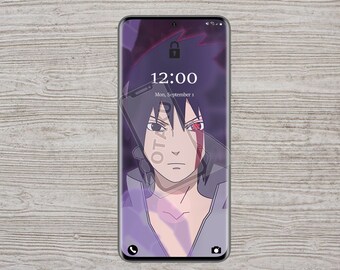 Animated Sasuke-naruto Lockscreen Wallpaper Digital Download - 1440 X ...