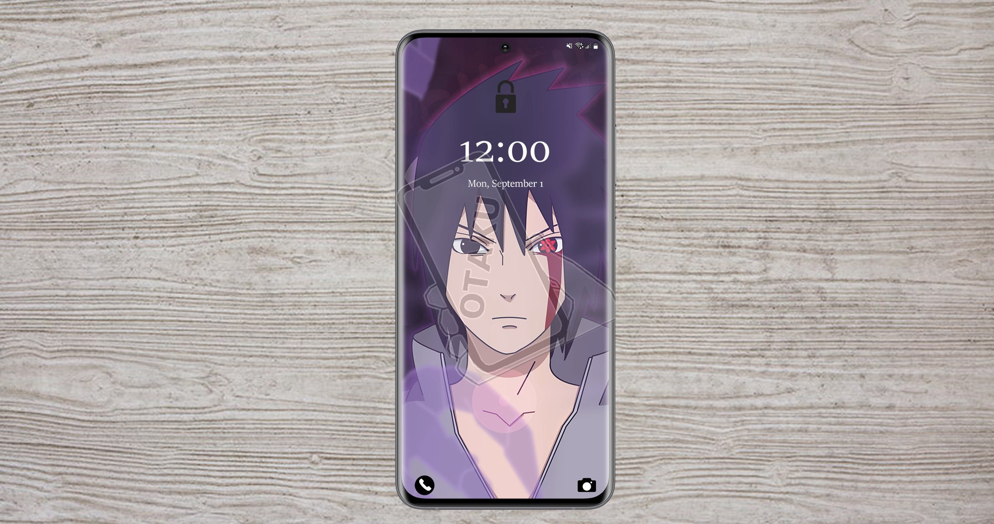 Animated Sasuke-naruto Lockscreen Wallpaper Digital Download - 1440 X ...