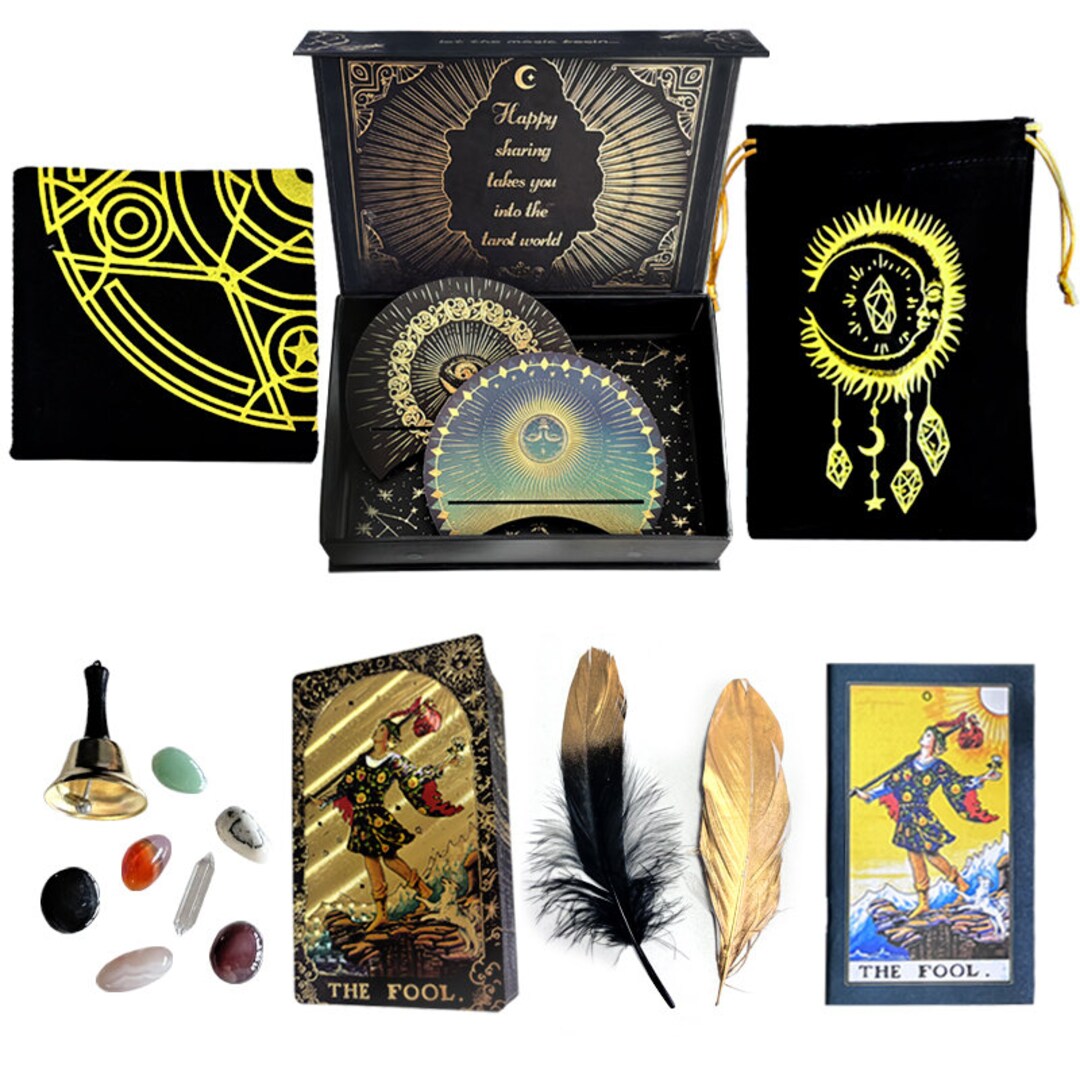 Luxury Pack Classic Rider-waite Tarot 78cards Waterproof Wrinkle ...