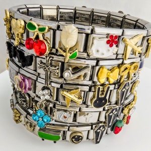 Silver Italian Bracelet, Custom Gold Italy Charms, Italian Charm ...