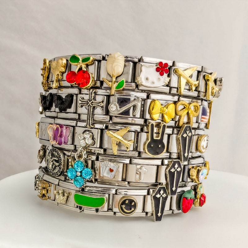 Italian Charm Bracelet - Etsy