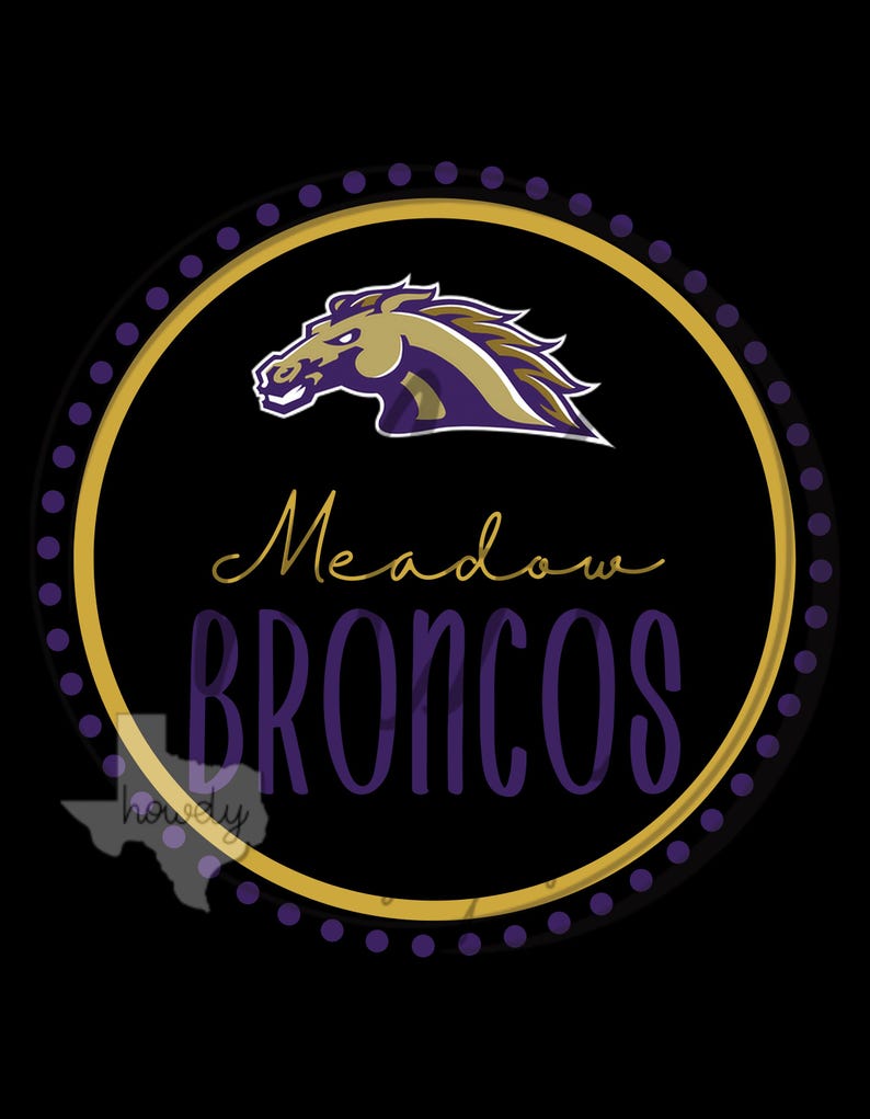 Meadow Broncos, PNG - Etsy