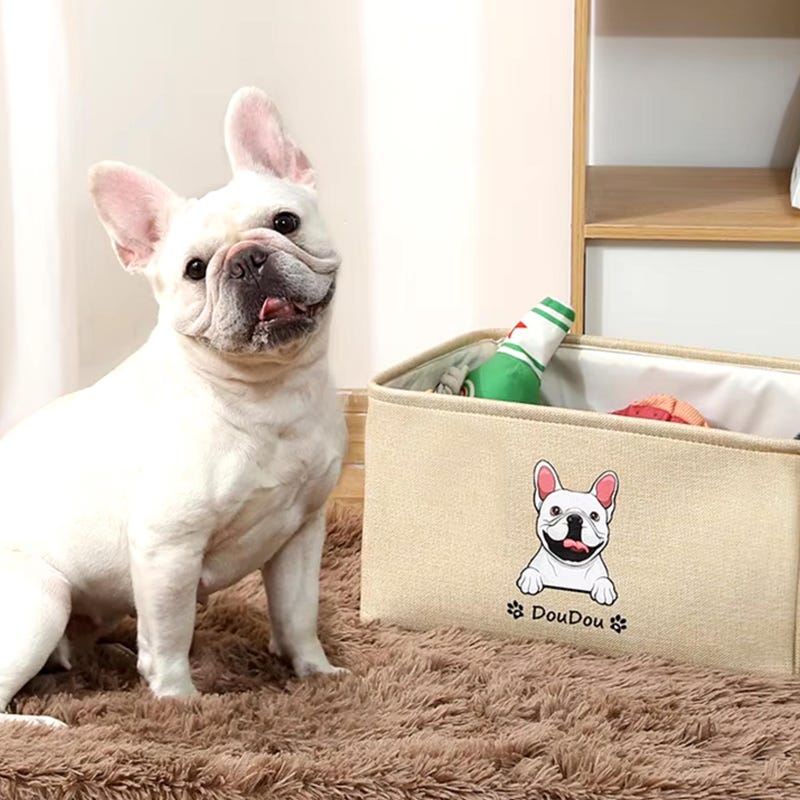 Dog Toy Basket - Etsy