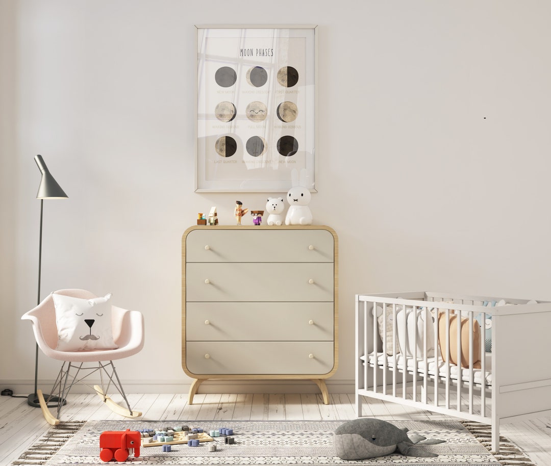 Moons Educational Poster Printable Kids Room Decor Classroom - Etsy