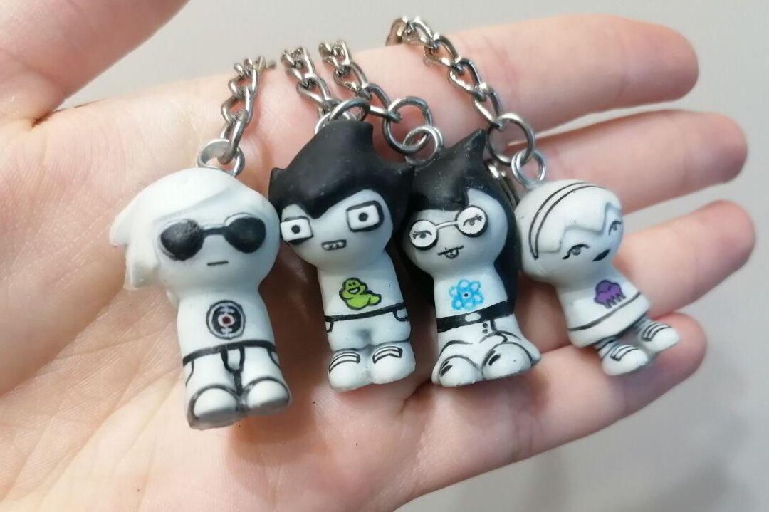 Homestuck Character Mini Keychains John Rose Jade Dave - Etsy UK