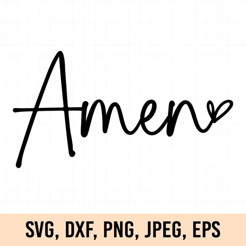 Amen Svg - Etsy