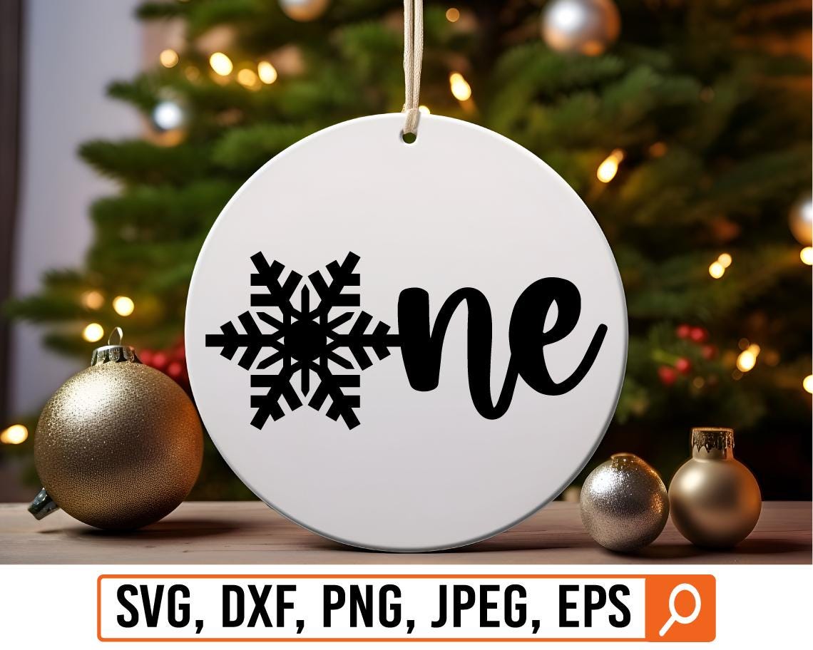 Snowflake One Svg, Snowflake 1 Svg, One Snowflake Svg, Winter Onederland Svg, Winter One Svg ...