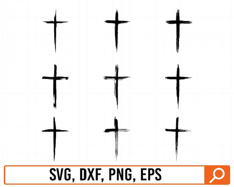 Cross Bundle Svg, Cross Svg, Cross Dxf, Laser Cross Svg, Distressed ...