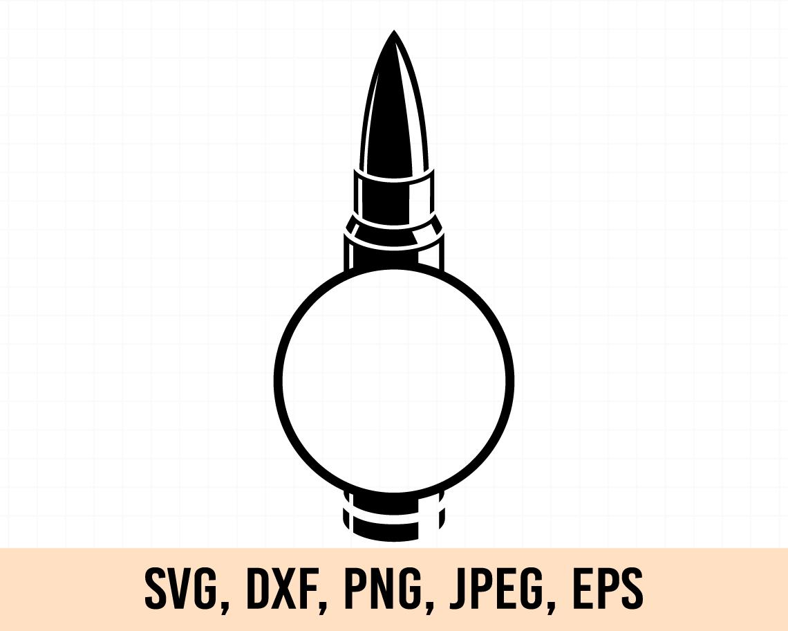 Bullet Svg, Bullet Bundle Svg, Bullet Monogram Svg, Bullet Monogram ...