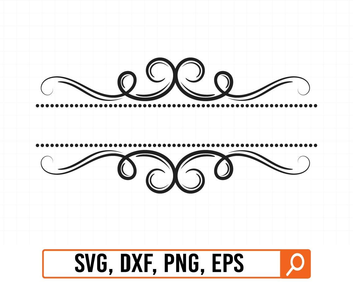Ornate Mailbox Monogram Frame (svg, Dxf, Png, Eps) (digital Files) - Etsy