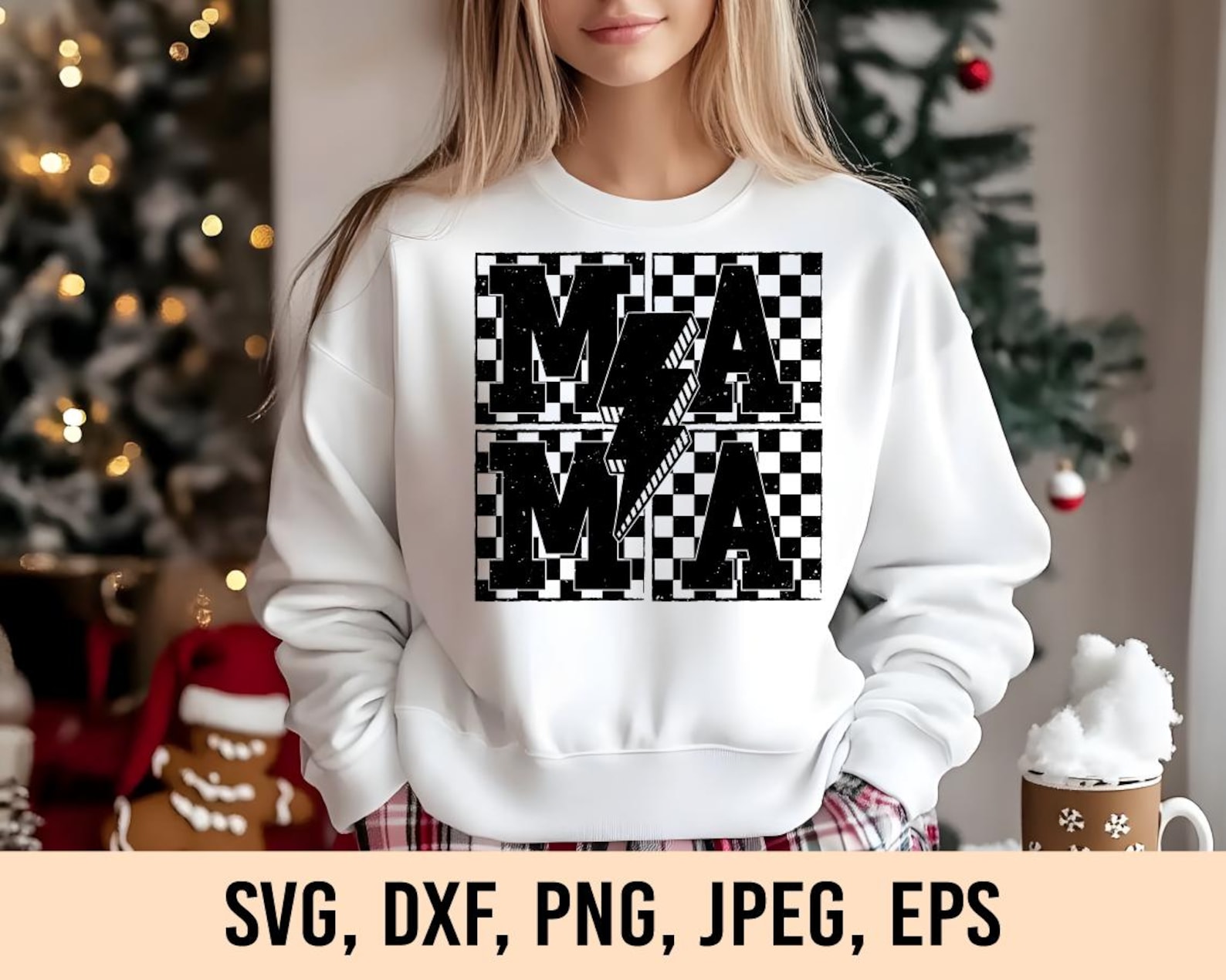 Checkered Mama Svg, Mama Checkered Svg, Retro Mama Svg, Funny Mom Png ...