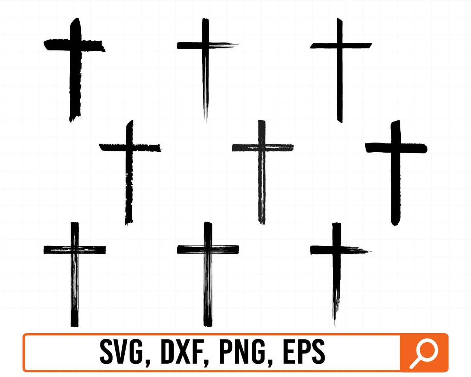 Cross Svg, Grunge Cross Svg, Distressed Cross Svg, Hand Drawn Cross Svg ...