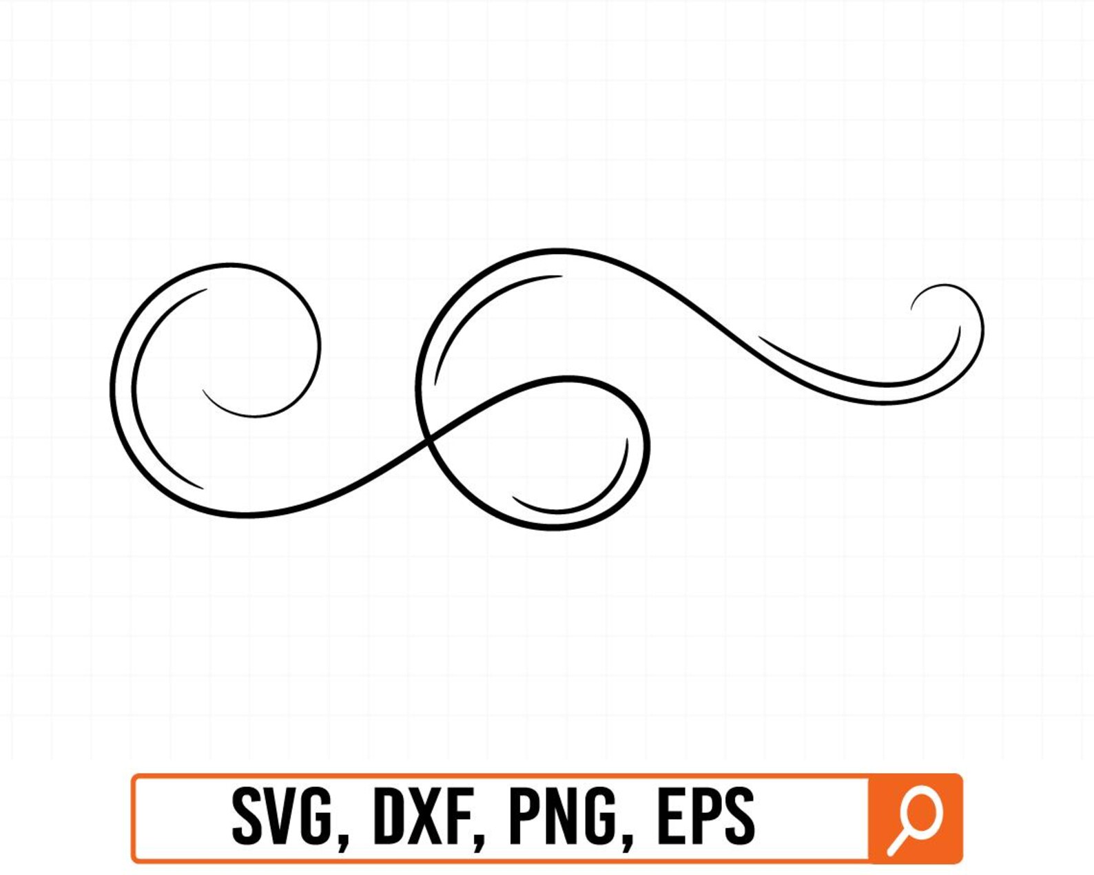 Swirl Bundle, Swirl Dxf, Flourish Svg, Swoosh Svg, Swoosh Dxf, Swirl ...