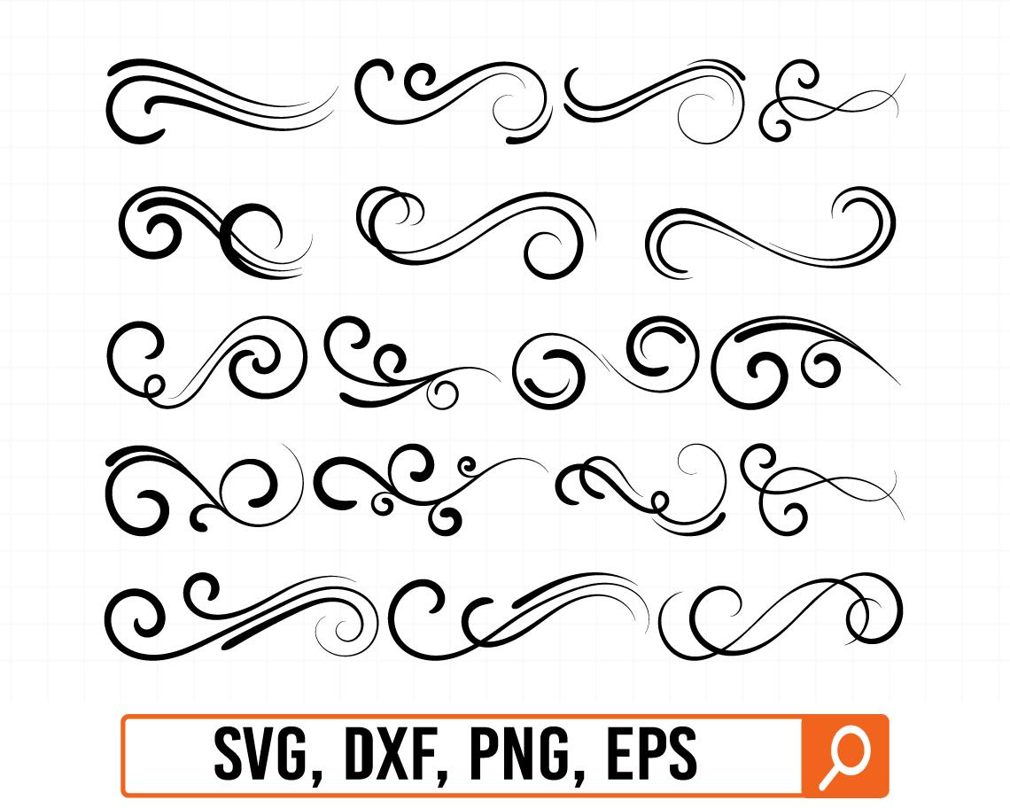 Swoosh Bundle Svg, Swish Bundle Svg, Swash Underline Svg, Swirls Svg ...