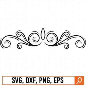 Swirl Svg, Swirl Dxf, Flourish Svg, Stroke Svg, Ornaments Svg ...