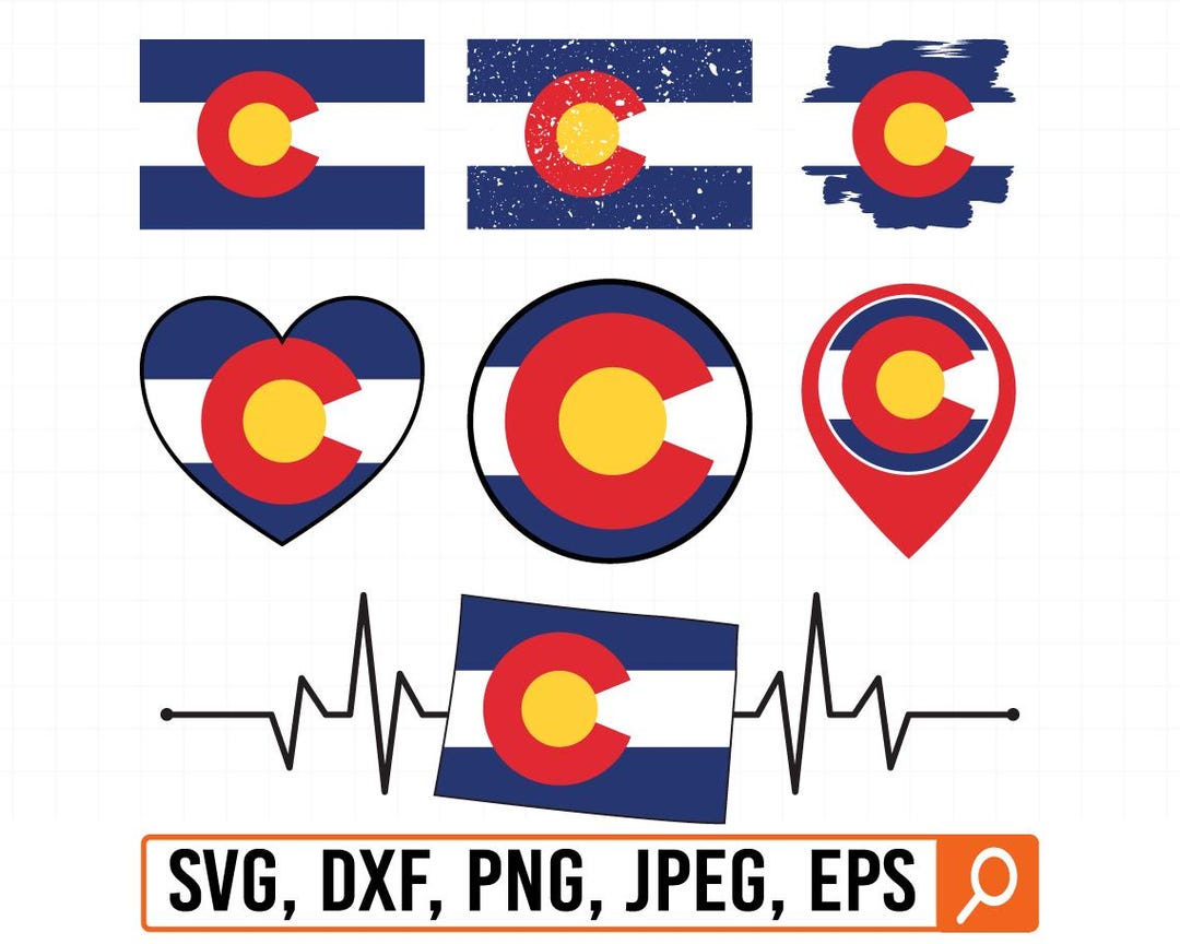 Colorado Flag Svg, Colorado Flag Png, Colorado Flag Bundle Svg ...