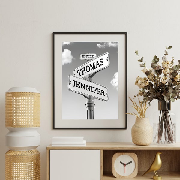 Wedding Street Sign - Etsy