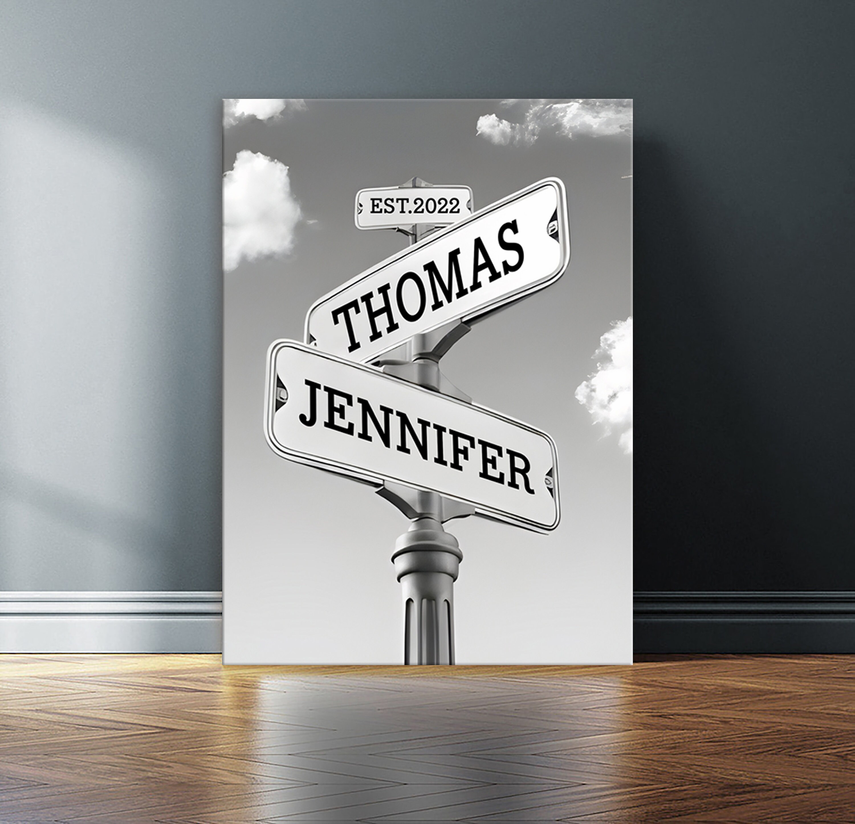 Personalized Street Signs Digital Art, Digital Download, Customized ...