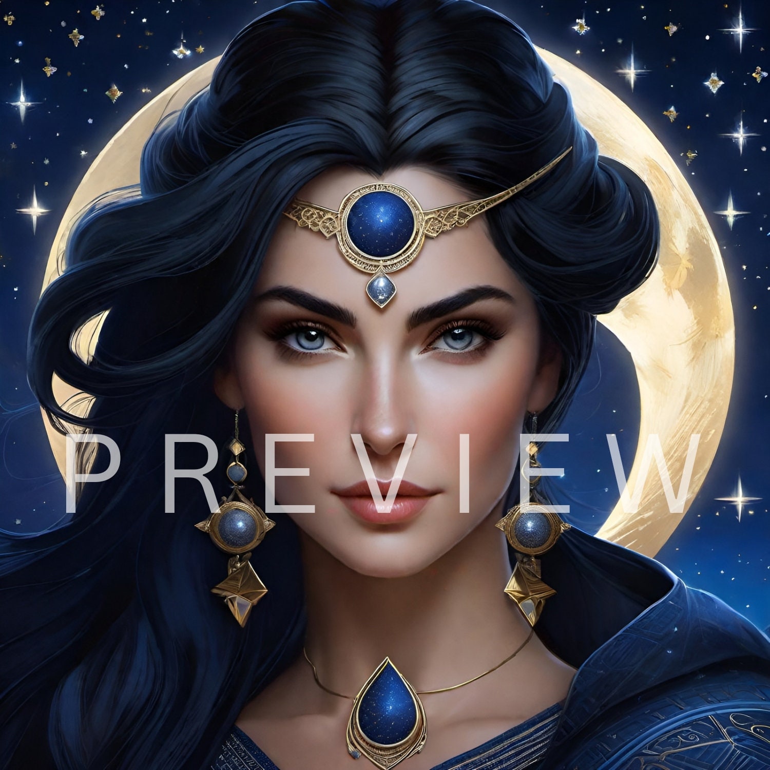 Nott, Goddess of Night - Etsy