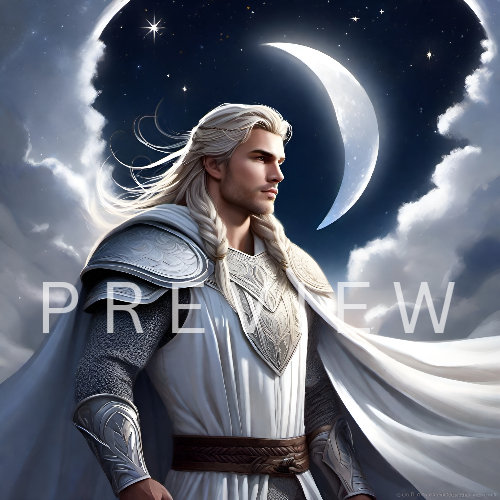 Mani, God of the Moon - Etsy