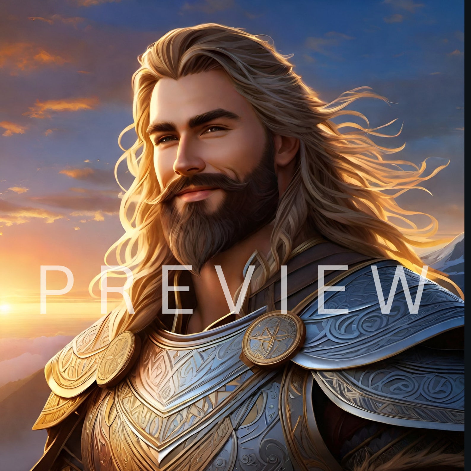 Dellingr, God of the Dawn - Etsy
