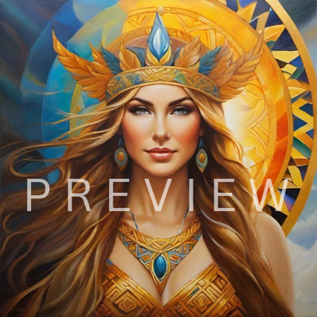 Sunna, Norse Goddess of the Sun - Etsy