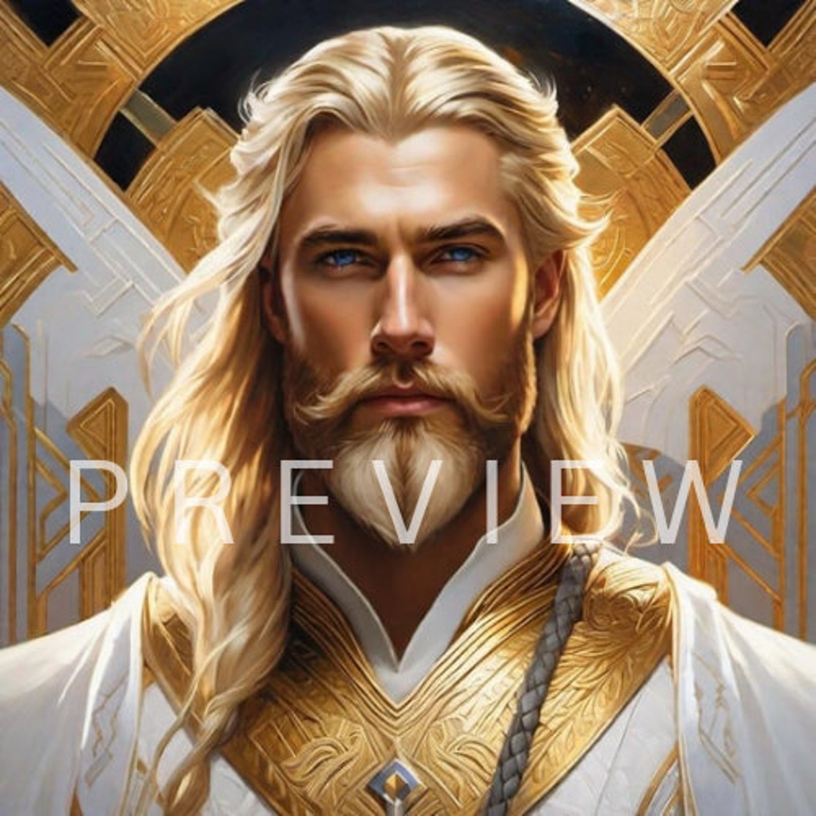 Digital Image of Norse God Balder - Etsy