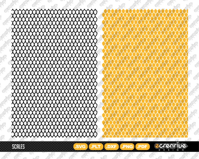 SCALES Vector Laser Stippling Pattern Template SVG PLT - Etsy