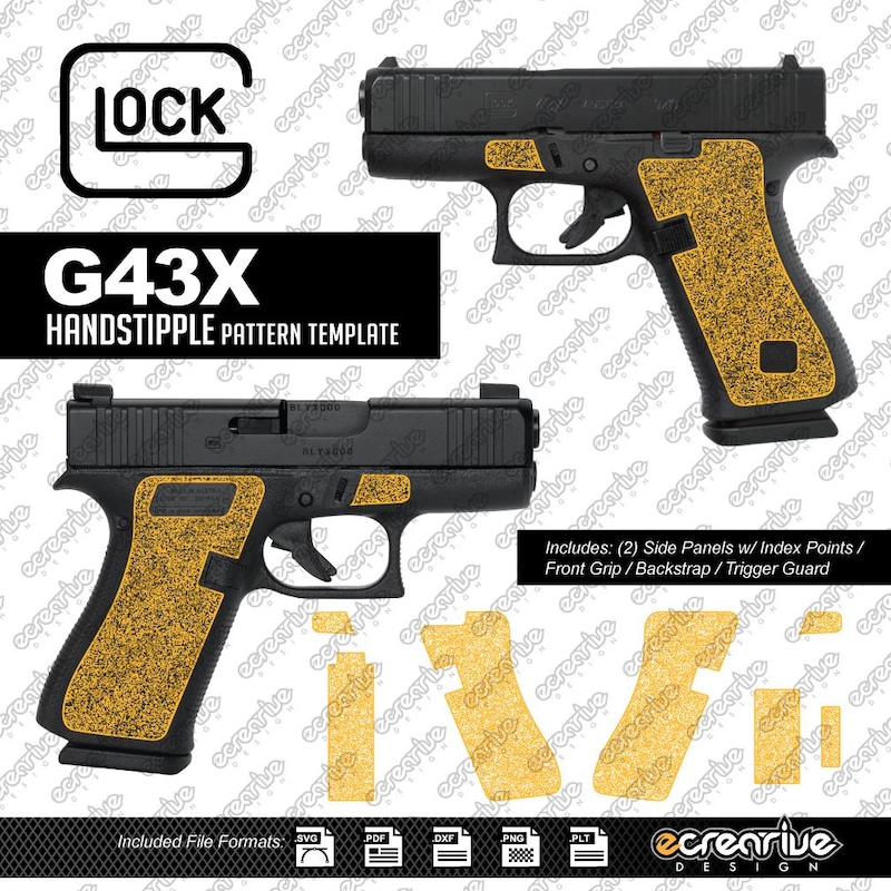 Glock 43 Stipple Patterns - Etsy