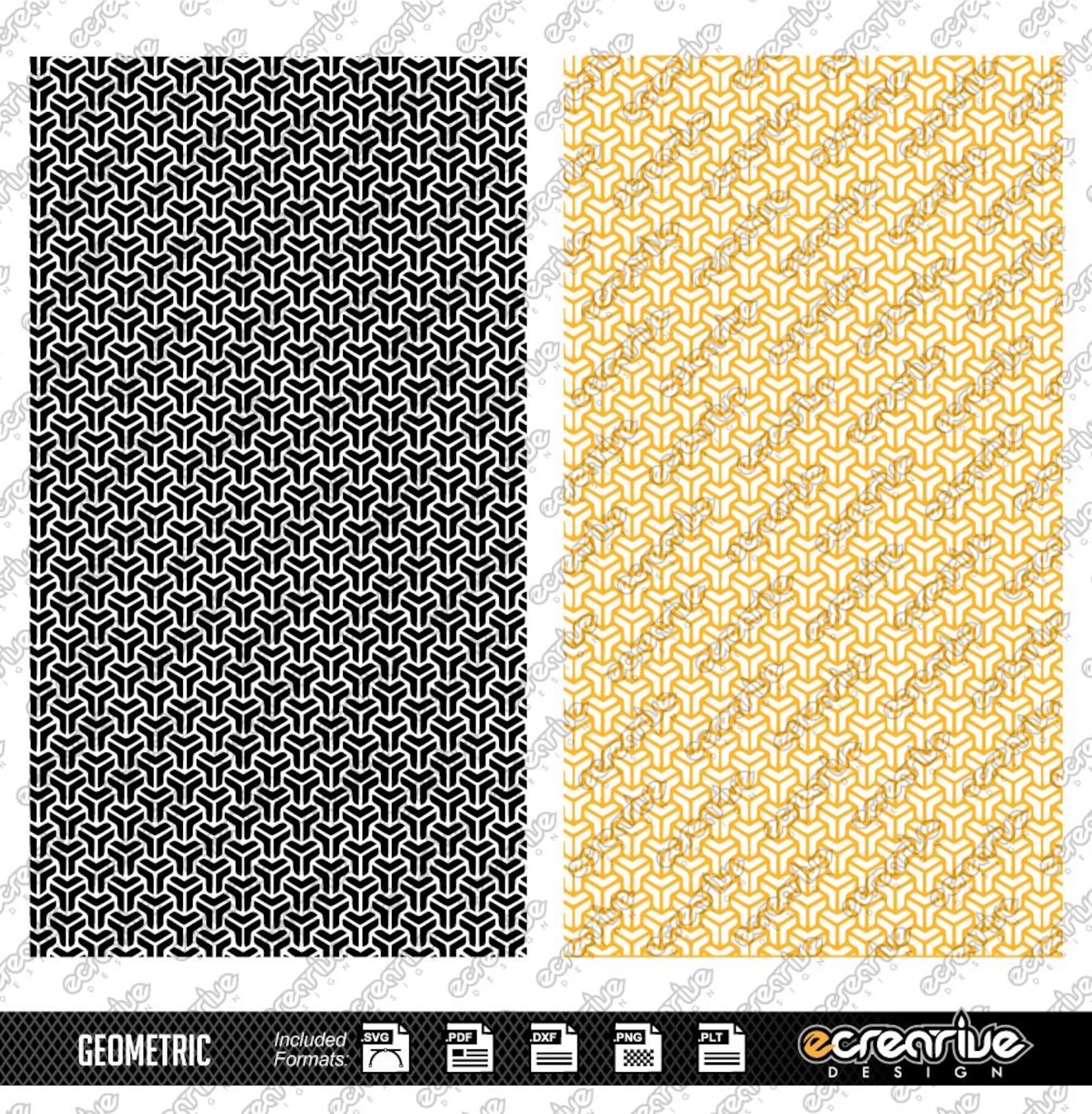 GEOMETRIC Vector Laser Stippling Pattern Template SVG PLT - Etsy