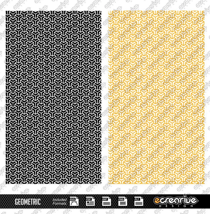 GEOMETRIC Vector Laser Stippling Pattern Template SVG PLT - Etsy