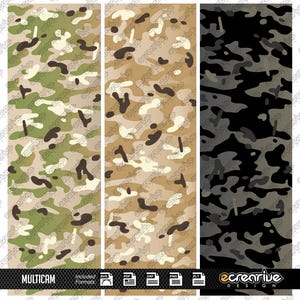 MULTICAM Camo Cerakote Stencil Digital Template SVG DXF - Etsy