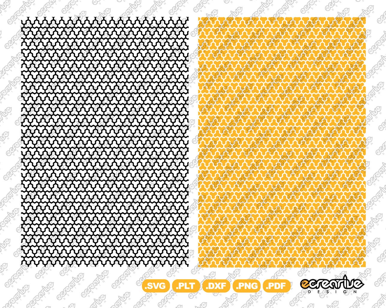 TRIDENT Vector Laser Stippling Pattern Template SVG PLT - Etsy