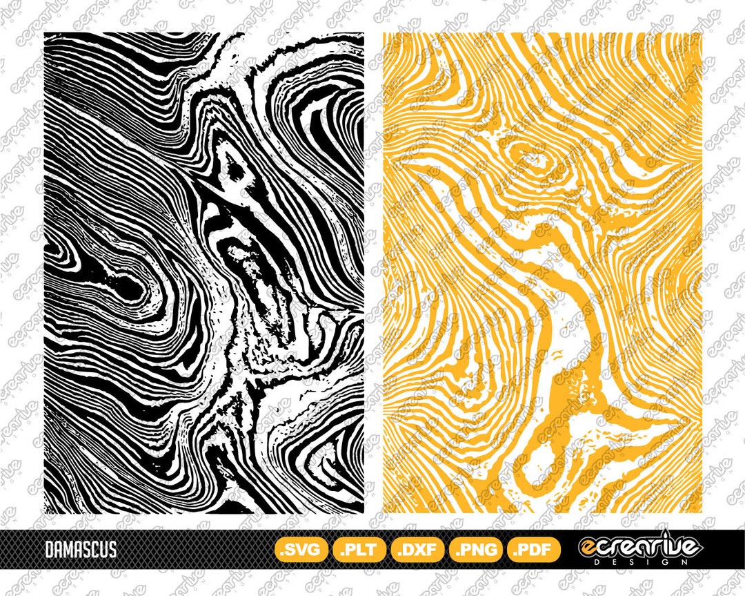 DAMASCUS Vector Laser Stippling Pattern Template SVG PLT - Etsy