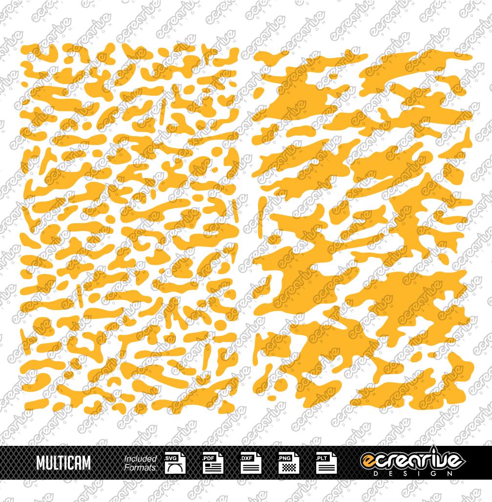 MULTICAM Camo Cerakote Stencil Digital Template SVG DXF - Etsy