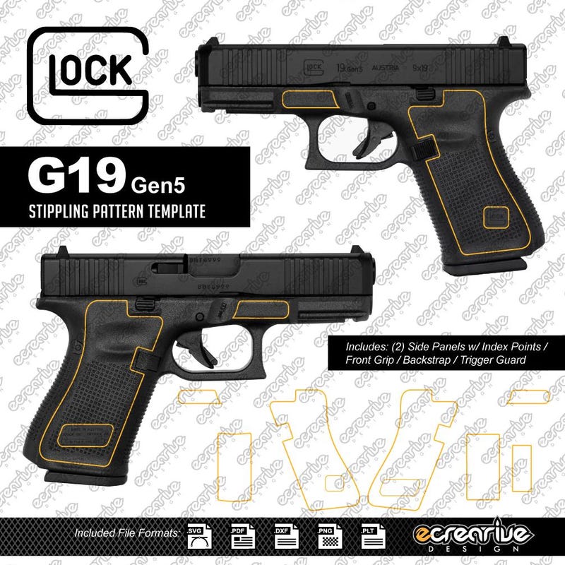 Glock 19 Patterns Svg - Etsy