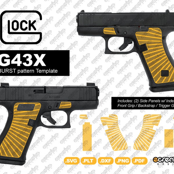 Glock 43x Laser Stippling Patterns - Etsy