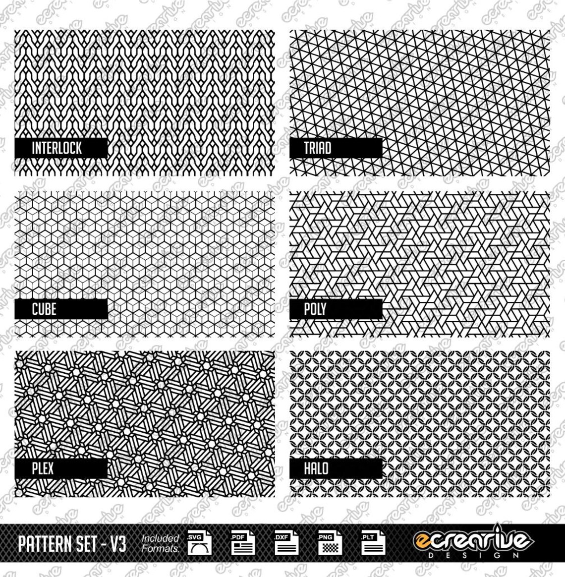Laser Stippling Pattern Template Set V3 SVG DXF - Etsy