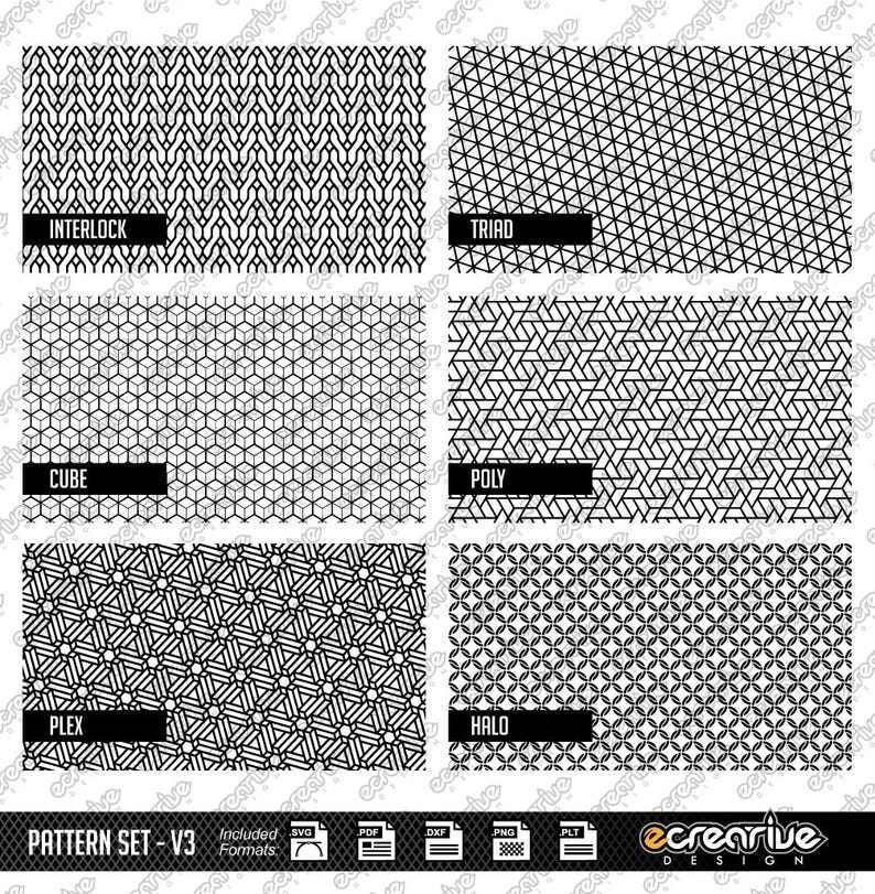 Laser Stippling Pattern Template Set V3 SVG DXF - Etsy