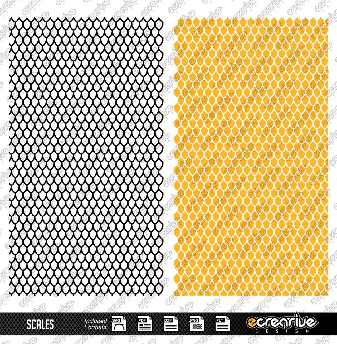 SCALES Vector Laser Stippling Pattern Template SVG PLT - Etsy