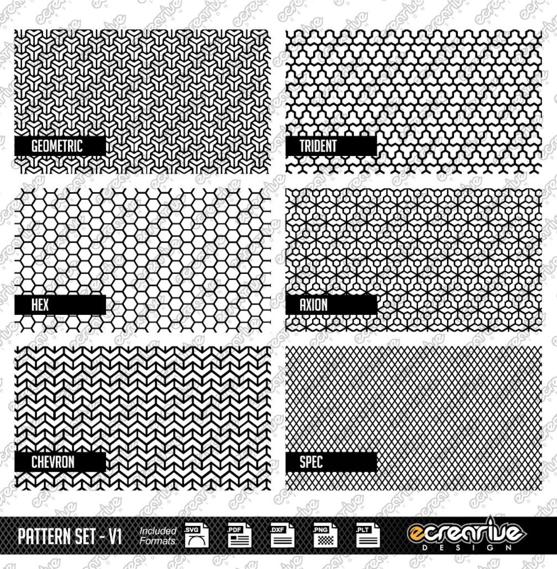 Laser Stippling Pattern Template Set V1 SVG - Etsy UK