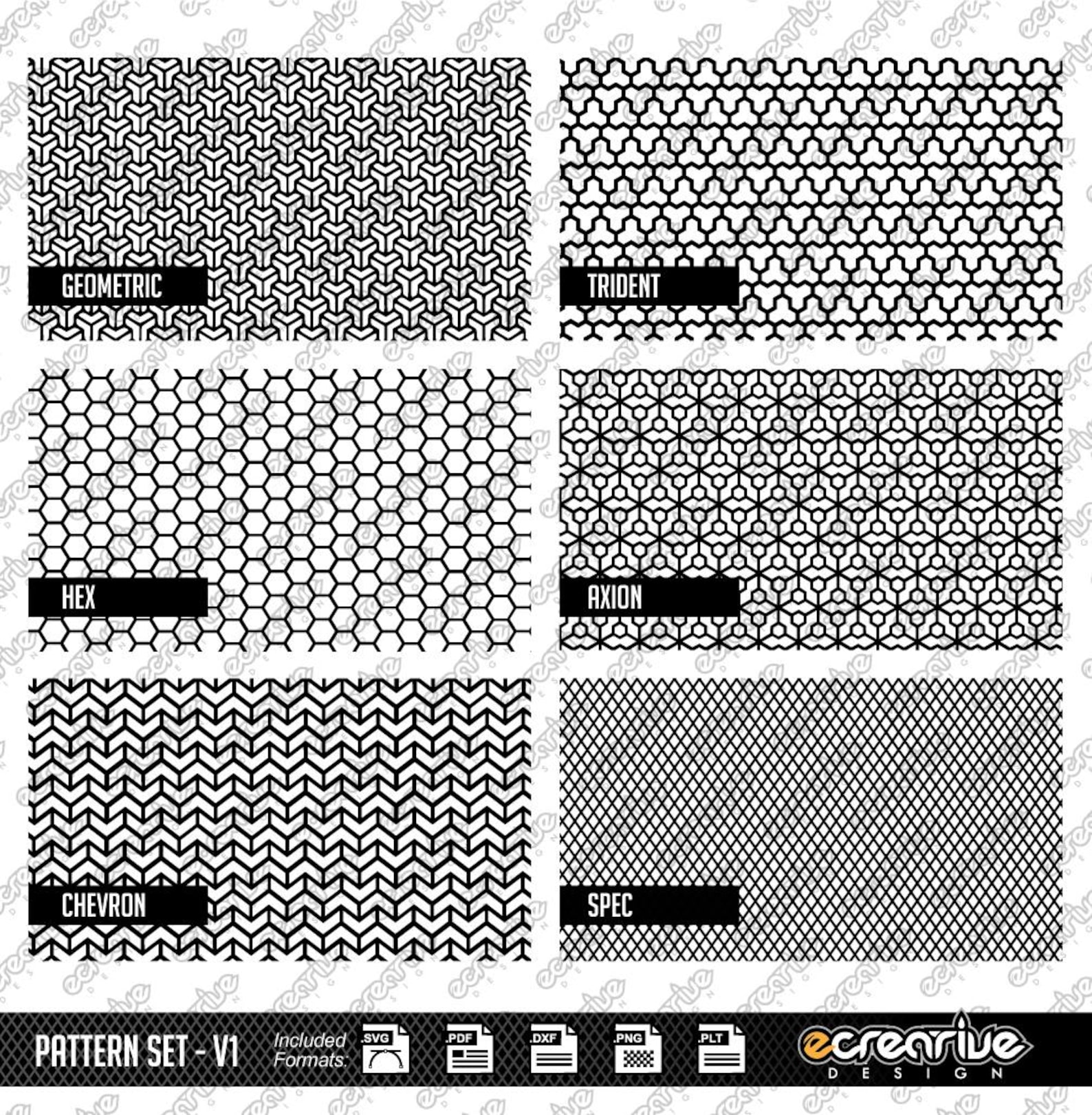 Laser Stippling Pattern Template Set V1 SVG - Etsy UK