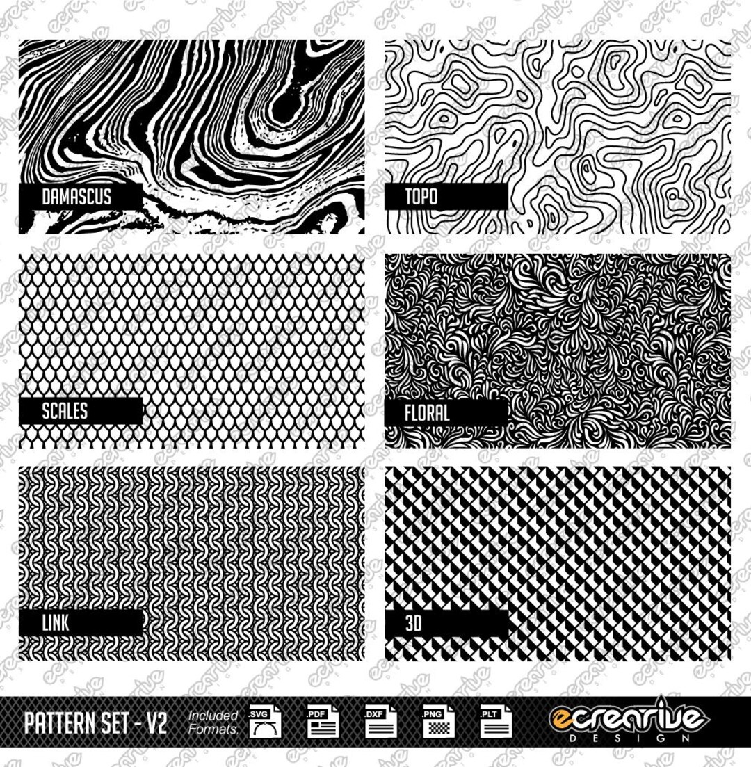 Laser Stippling Pattern Template Set V2 SVG - Etsy