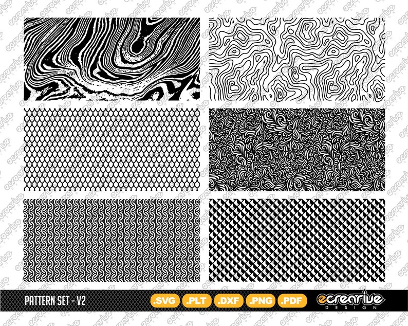 Laser Stippling Pattern Template Set V2 SVG PLT - Etsy